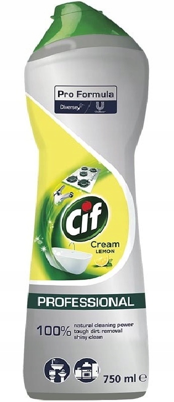 CIF MLECZKO 750ML. LEMON PROFESSIONAL - 14464226440 - oficjalne archiwum Allegro
