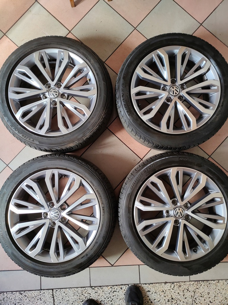 Koła alusy VW T-Roc 215/50/18 Lato Bridgestone 18r - 12644584793 ...