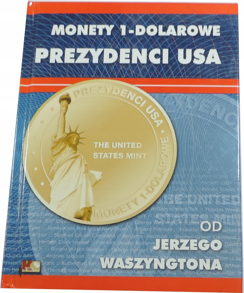 KLASER Z MONETAMI 39x MONETA 1 DOLAR - USA - PREZYDENCI - KOLEKCJA -OU6093 - 17205435884 ...