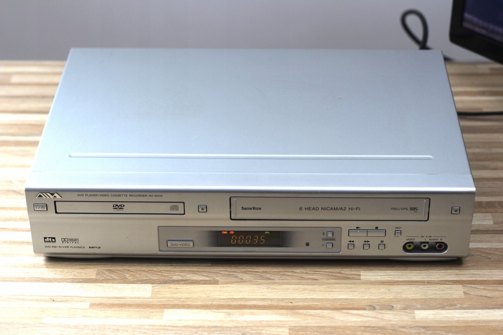 Aiwa HV-DH 10 combo VHS/DVD - 14764217461 - oficjalne archiwum Allegro