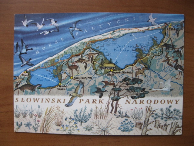 MAPKA Słowiński Park Narodowy Łeba Kluki - 12186858932 - oficjalne ...