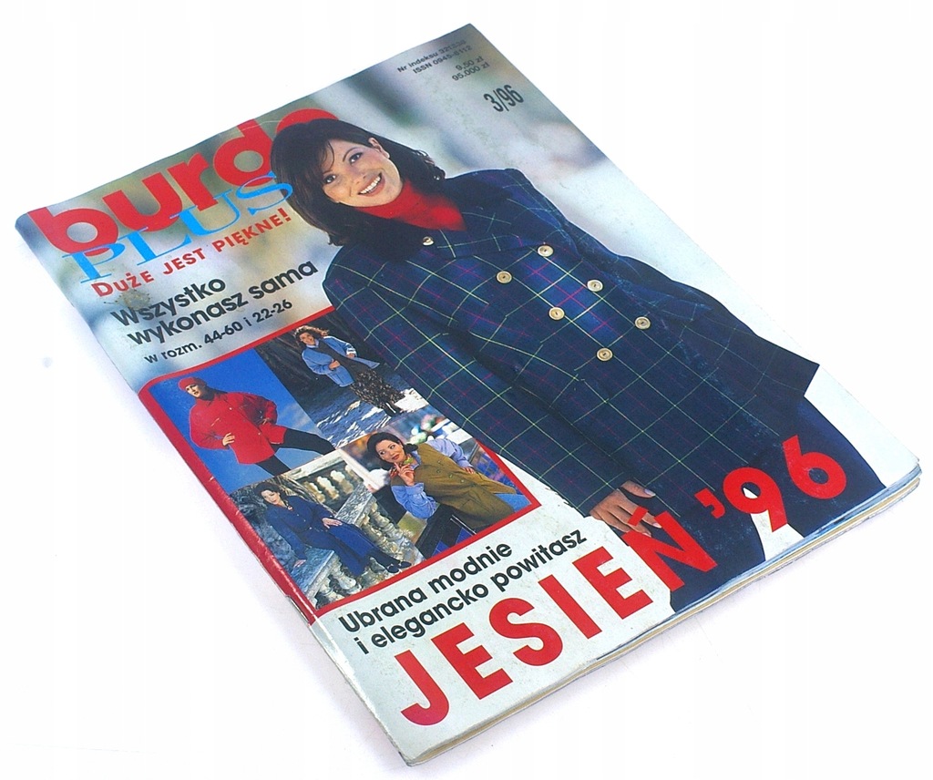 BURDA PLUS DUŻE JEST PIĘKNE 3/96 wykroje - 12409981013 - oficjalne archiwum Allegro