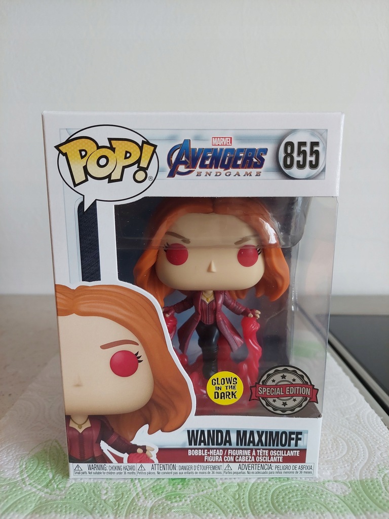 Funko POP Marvel Avengers #855 Wanda Maximoff GiTD - 12263512992 ...