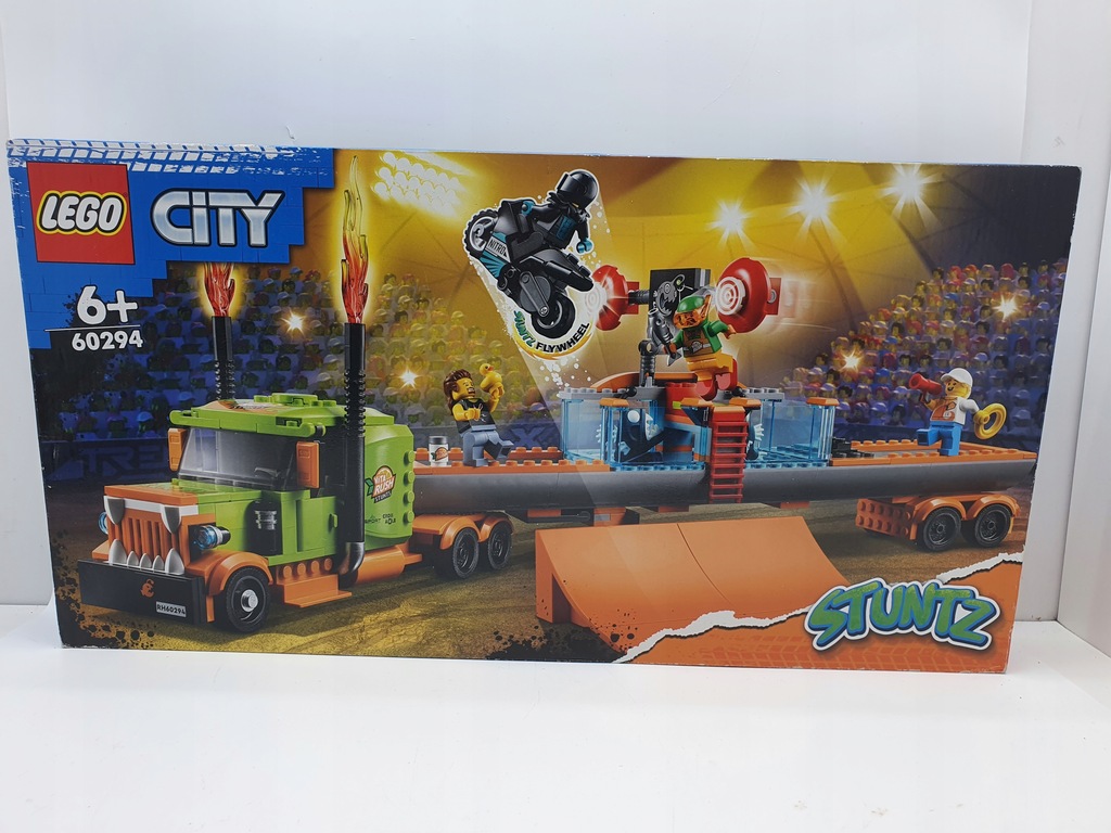 LEGO CITY 60294 CIĘŻARÓWKA KASKADERSKA - 11600890272 - oficjalne ...