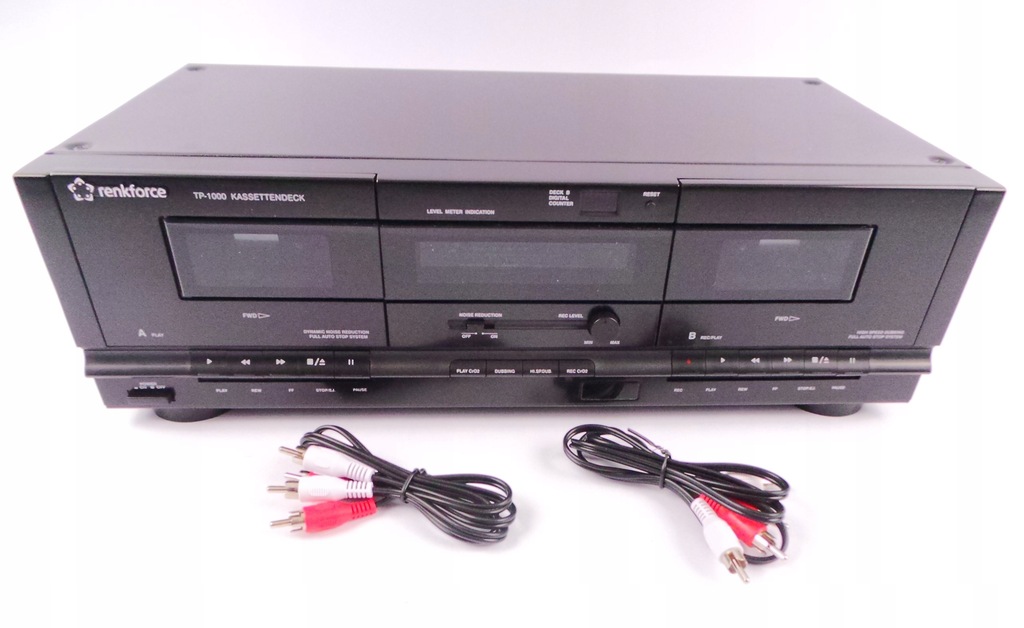Magnetofon kasetowy Renkforce TP-1000 czarny - 11353271774 - oficjalne ...