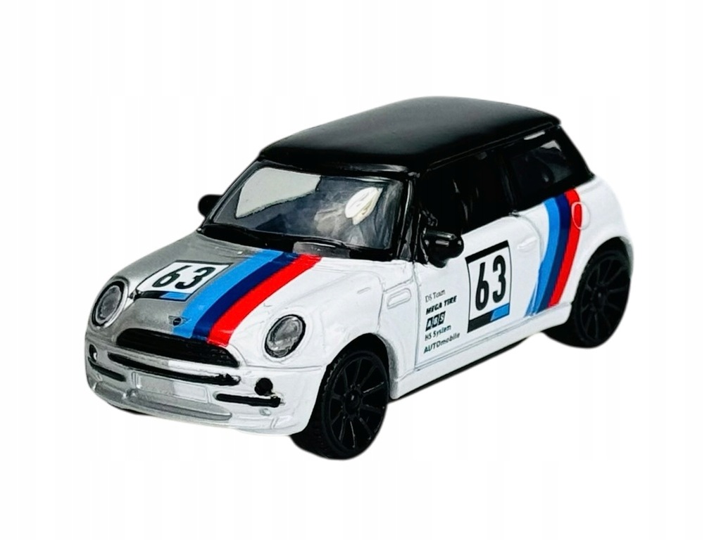 MOTORMAX MINI COOPER GT RACING #63 1:43 NOWY MODEL METALOWY 73750 ...