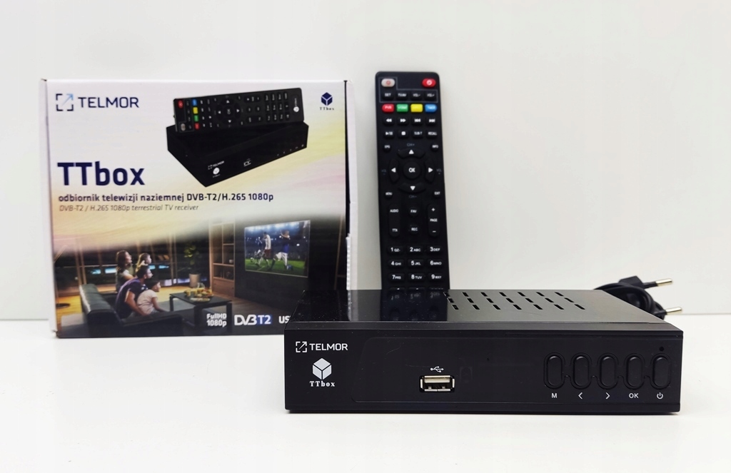 Dekoder Telmor TTbox DVB-T2 H.265 HEVC M - 12687565947 - oficjalne ...