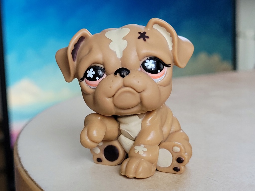 LPS Littlest Pet Shop pies piesek buldog #607 - 12151854446 - oficjalne ...