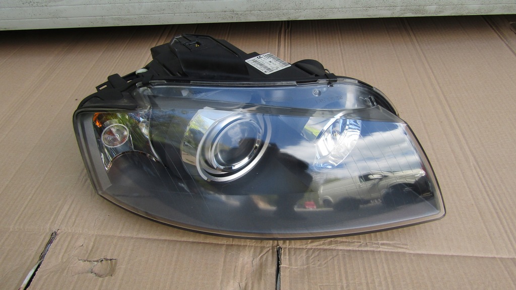 AUDI A3 8P LAMPA PRAWA PRZÓD BI XENON SKRĘTNA @@ - 13692247630 - oficjalne archiwum Allegro