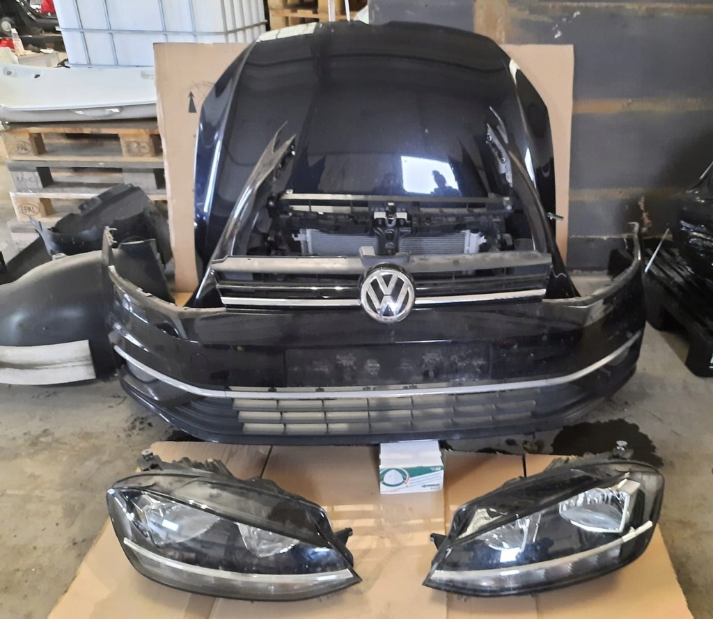 KOMPLETNY PRZÓD GOLF VII LIFT LC9X MASKA ZDERZAK - 11723156186 - oficjalne archiwum Allegro