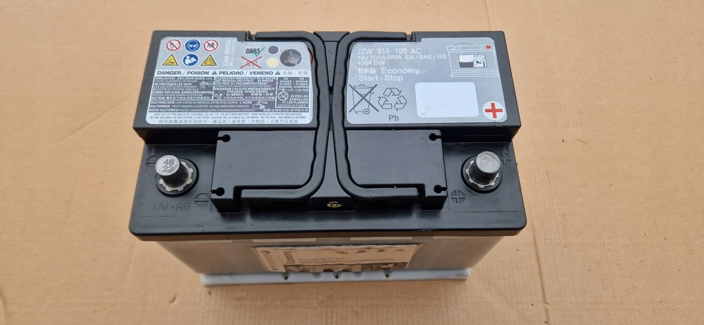AKUMULATOR VW JZW915105AC 12V 70AH 680A JAK NOWY 2022 ROK - 14944373540 ...