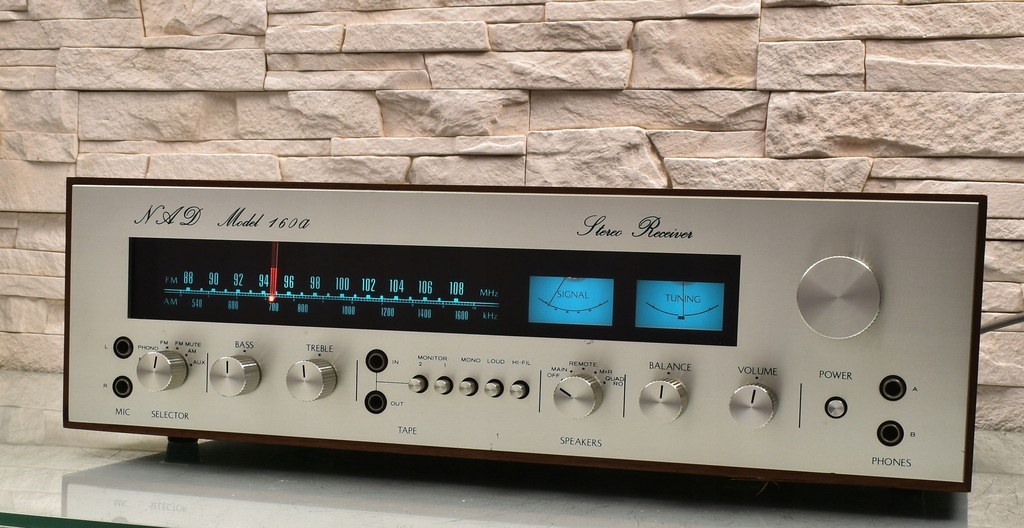 NAD Model 160 Wysokiej klasy amplituner vintage - 12789804822 ...