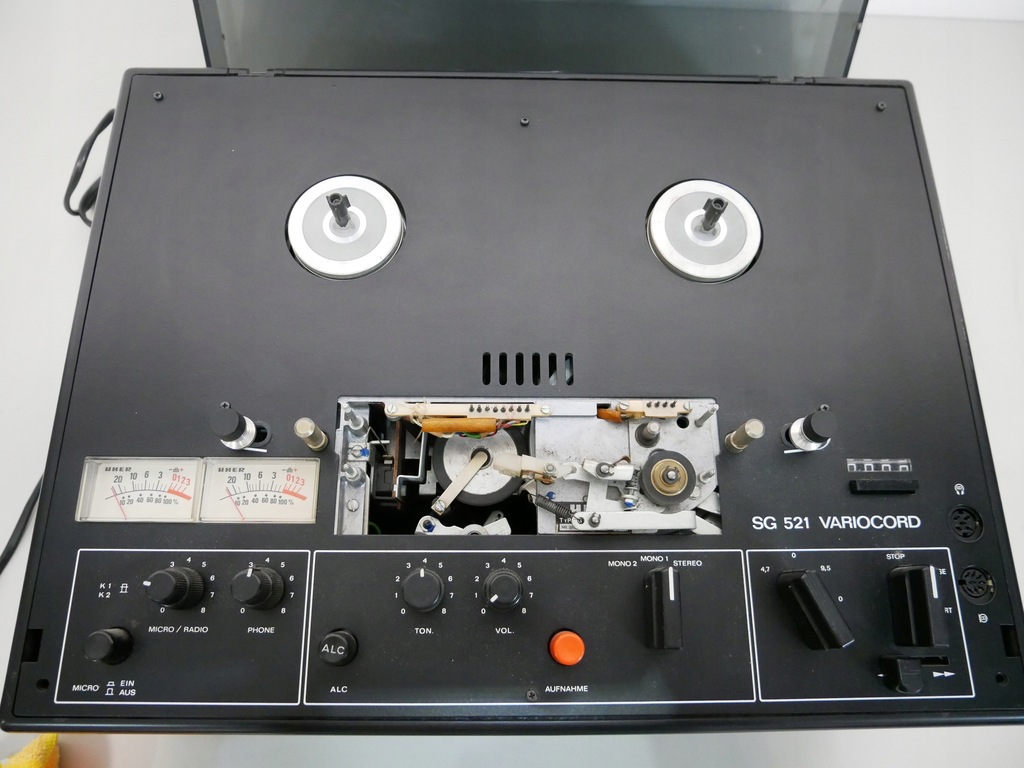 Magnetofon szpulowy Uher SG 521 VARIOCORD czarny 1 - 12637255757 - oficjalne archiwum Allegro