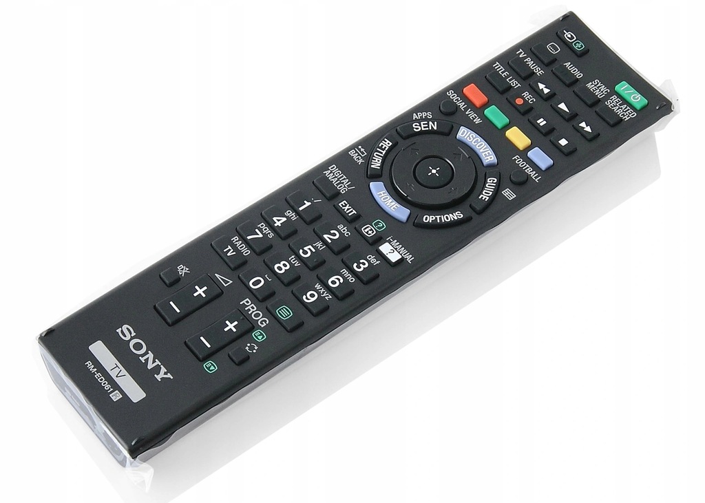 ORYGINALNY PILOT DO TV SONY BRAVIA ZA RM-ED047 - 12100473544 - oficjalne archiwum Allegro