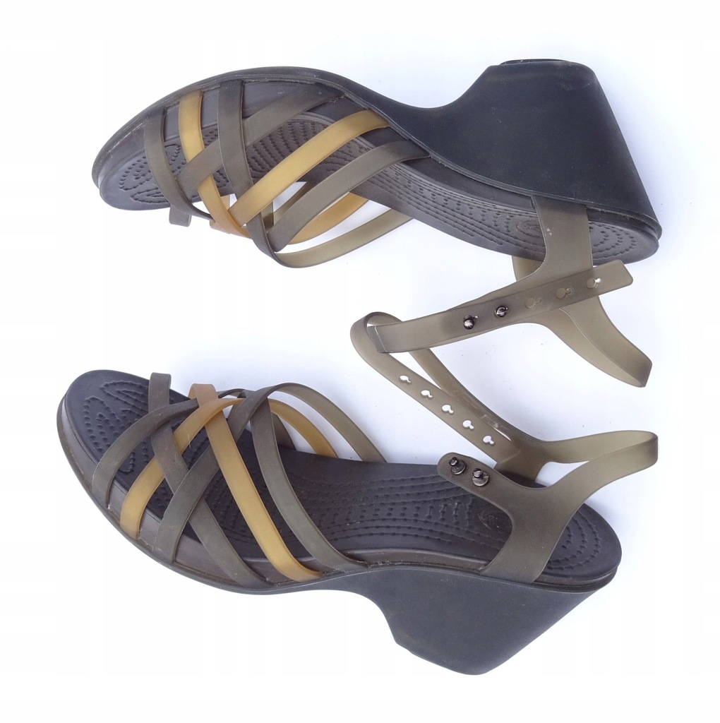 CROCS- Huarache Wedge sandały na KOTURNIE 38/38,5 - 14075514024 ...