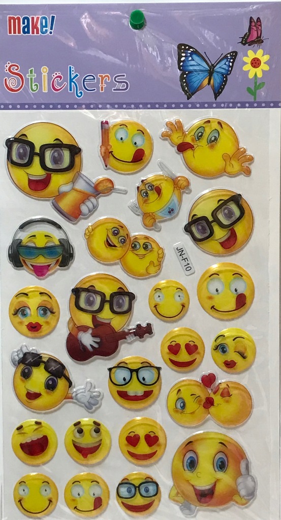 Naklejki buźki emoty emotki minki wypukłe - 10808179774 - oficjalne ...