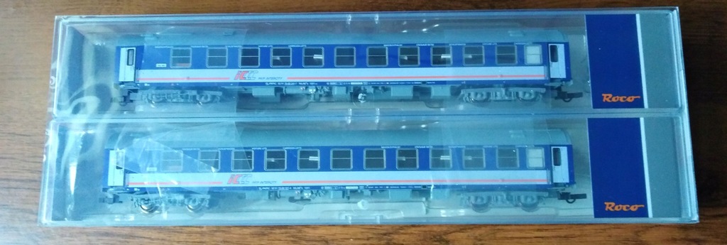 Dwa Wagony sypialne PKP ROCO 74191 - 13703701750 - oficjalne archiwum Allegro