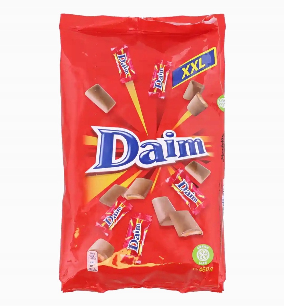 Daim mini cukierki czekoladki karmel 460g XXL - 12088404017 - oficjalne ...
