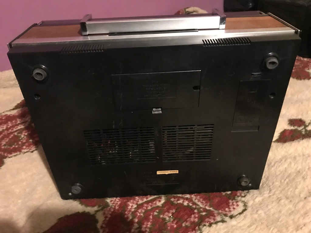 Magnetofon szpulowy PRL Unitra M2405S, nowe paski - 13499114497 - oficjalne archiwum Allegro