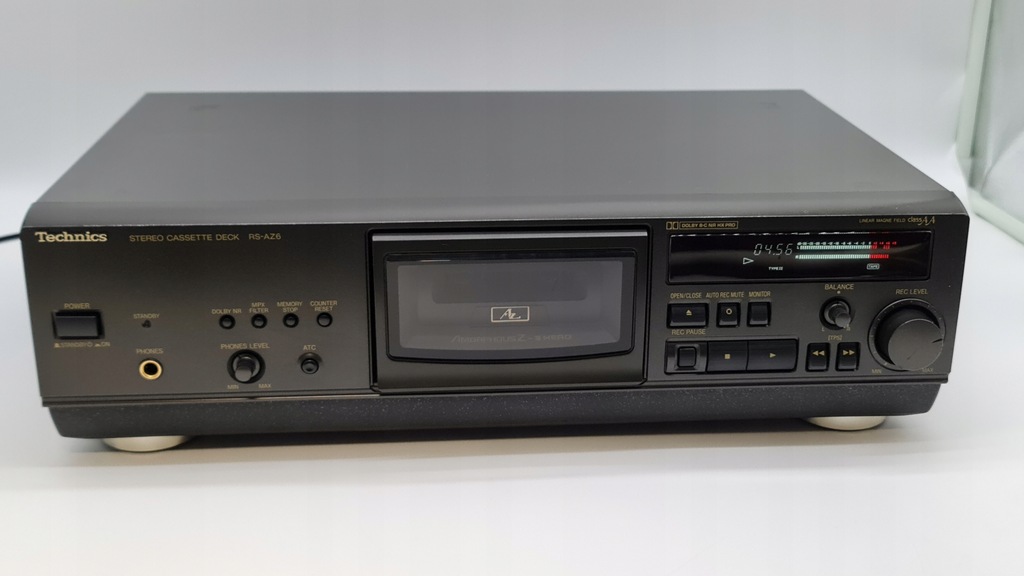 Technics RS-AZ6 Magnetofon kasetowy + nowa rolka. - 11758197146 - oficjalne archiwum Allegro
