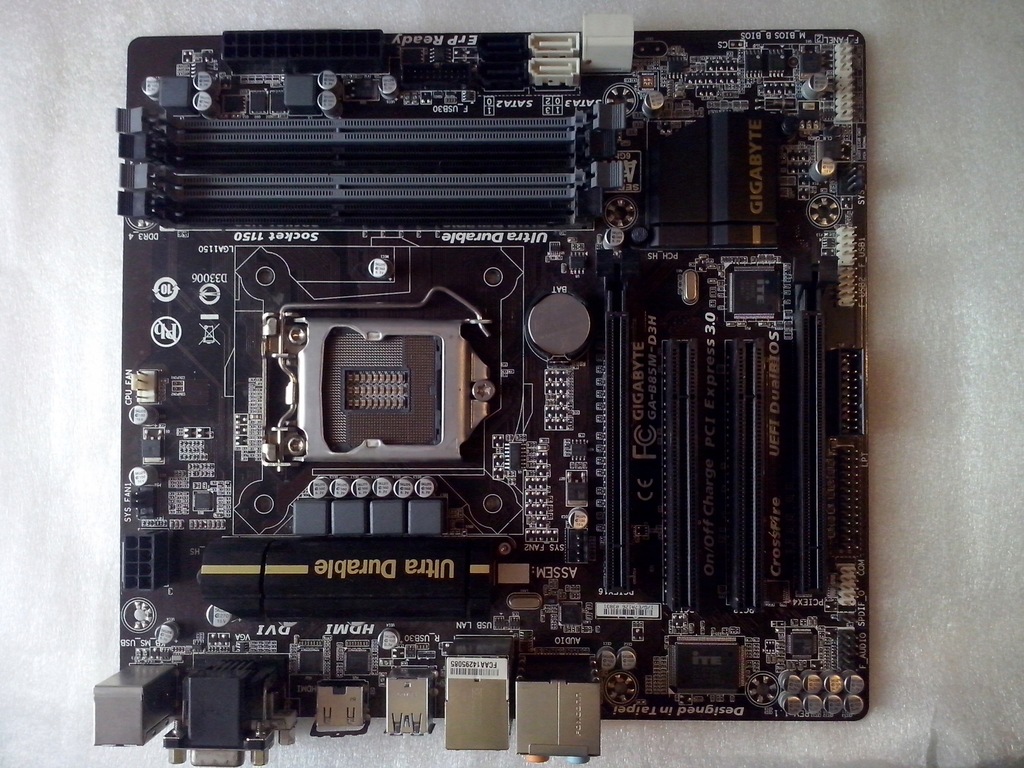 PŁYTA GŁÓWNA Gigabyte GA-B85M-D3H (Rev. 1.1) 1150 - 12215677187 ...