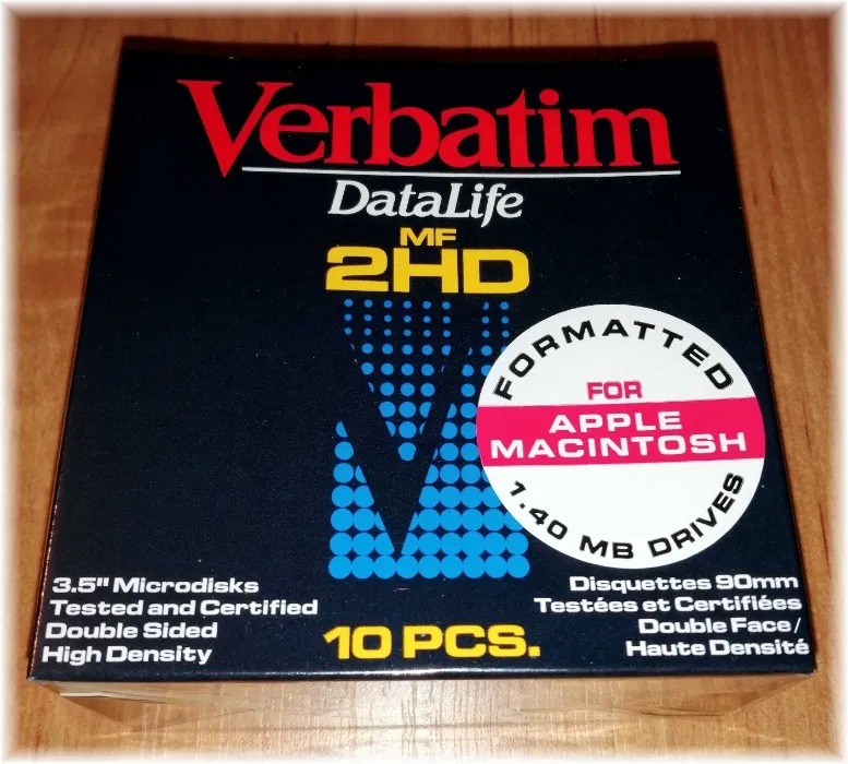 Dyskietki Verbatim MF2HD 1,44MB - 10 szt. Datalife - 11106721321 - oficjalne archiwum Allegro