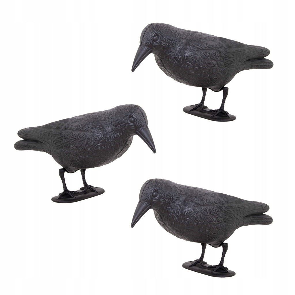KRUK PTAK ODSTRASZACZ PTAKÓW SZPAKÓW GOŁĘBI 3 szt - 9420382226 - oficjalne archiwum Allegro