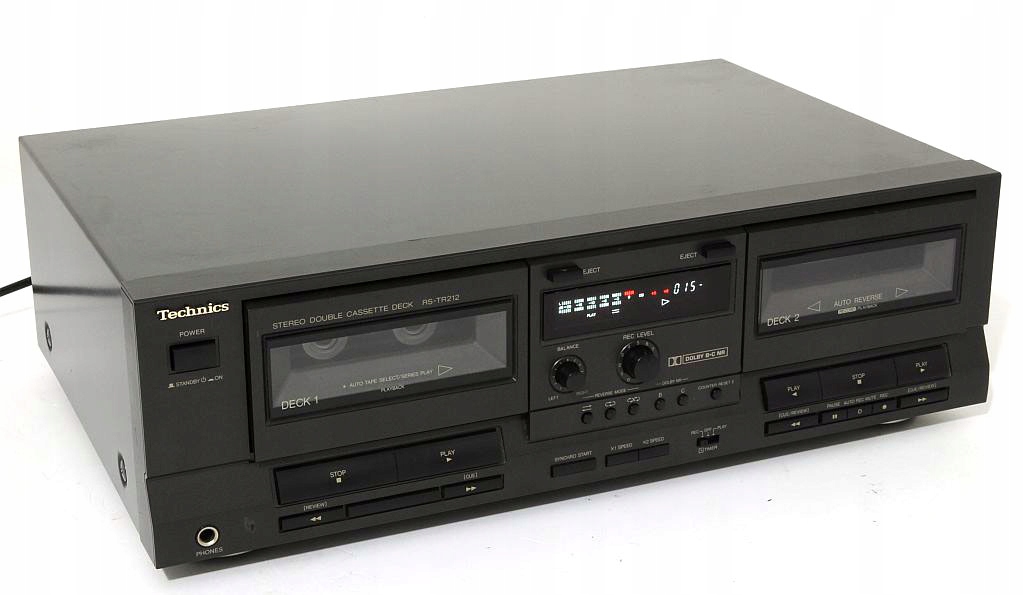 TECHNICS RS-TR212 FIRMOWY DECK DWUKASETOWY ! - 12983057083 - oficjalne archiwum Allegro