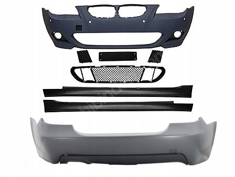 ZESTAW ZDERZAKÓW M-PAKIET M5 BMW E60 SERIA 5 BODY KIT 2007-2010 LIFT ...