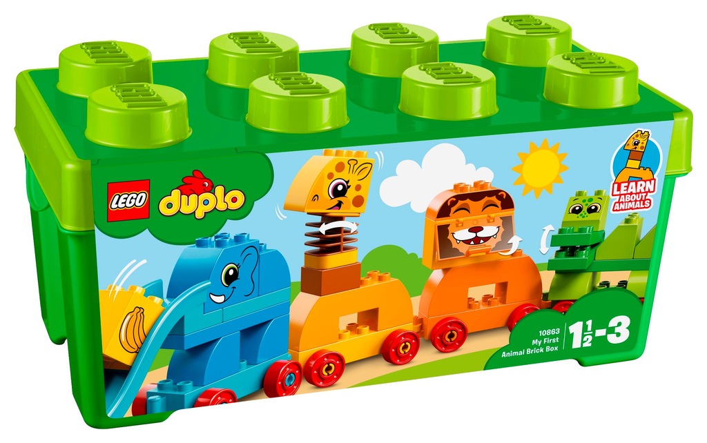 LEGO DUPLO Klocki Pociąg ze zwierzątkami 10863 - 7560807995 - oficjalne ...