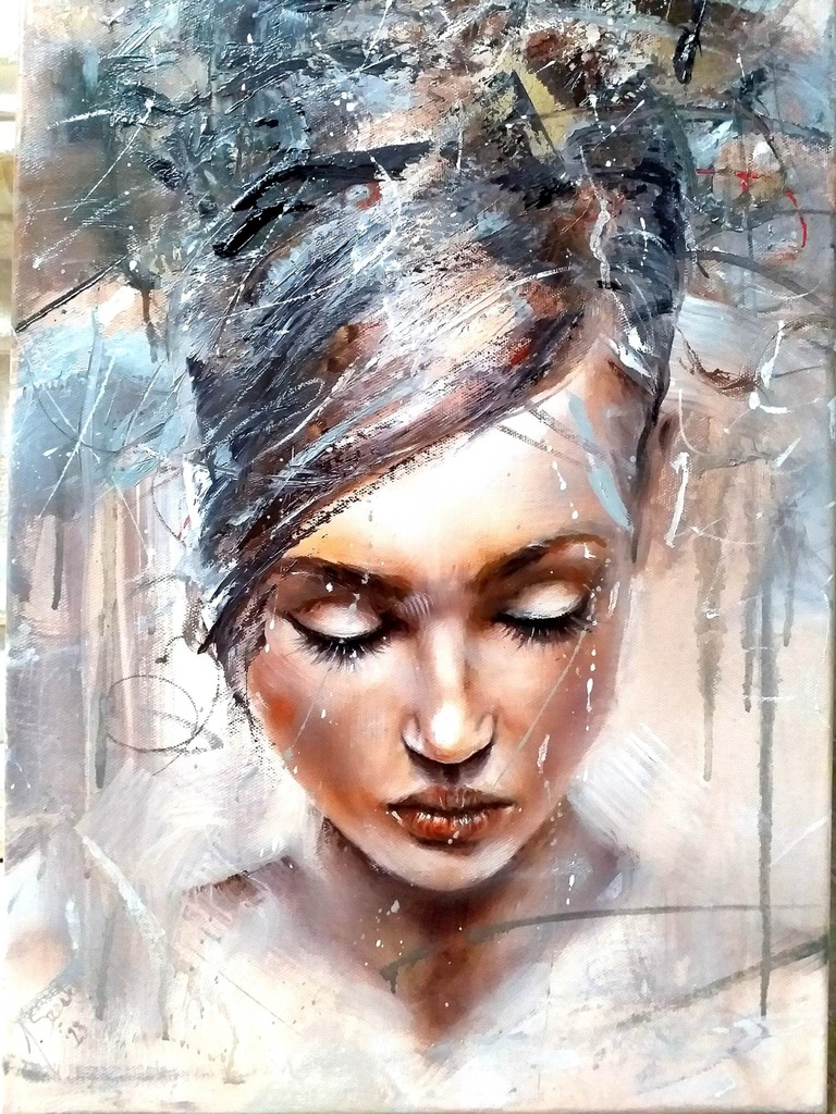 Obraz olejny__Joanna Szewczyk_nostalgia_ BCM - 14256787298 - oficjalne ...