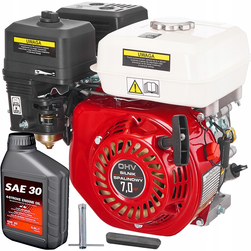 SILNIK SPALINOWY RIPPER GX160 OHV 6,5KM 20MM +OLEJ - 10884564093 - oficjalne archiwum Allegro