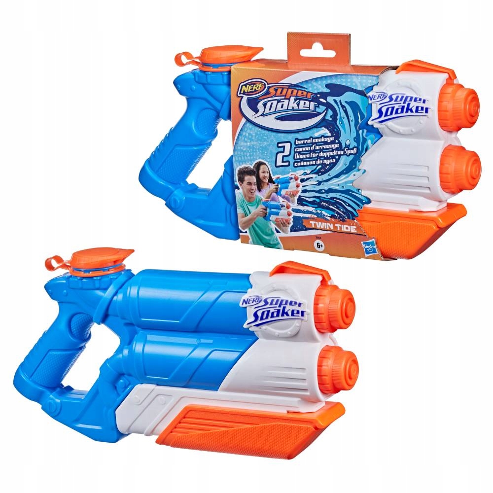 NERF SUPER SOAKER Wyrzutnia na wodę Twin Tide - 11799695548 - oficjalne ...