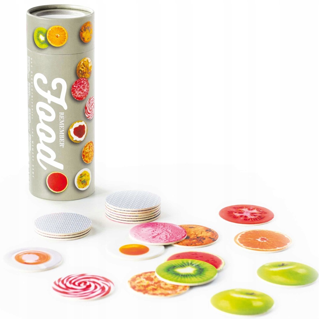 MEMORY GRA PAMIĘCIOWA EDUKACYJNA FOOD 30 par kart - 11953334132 ...
