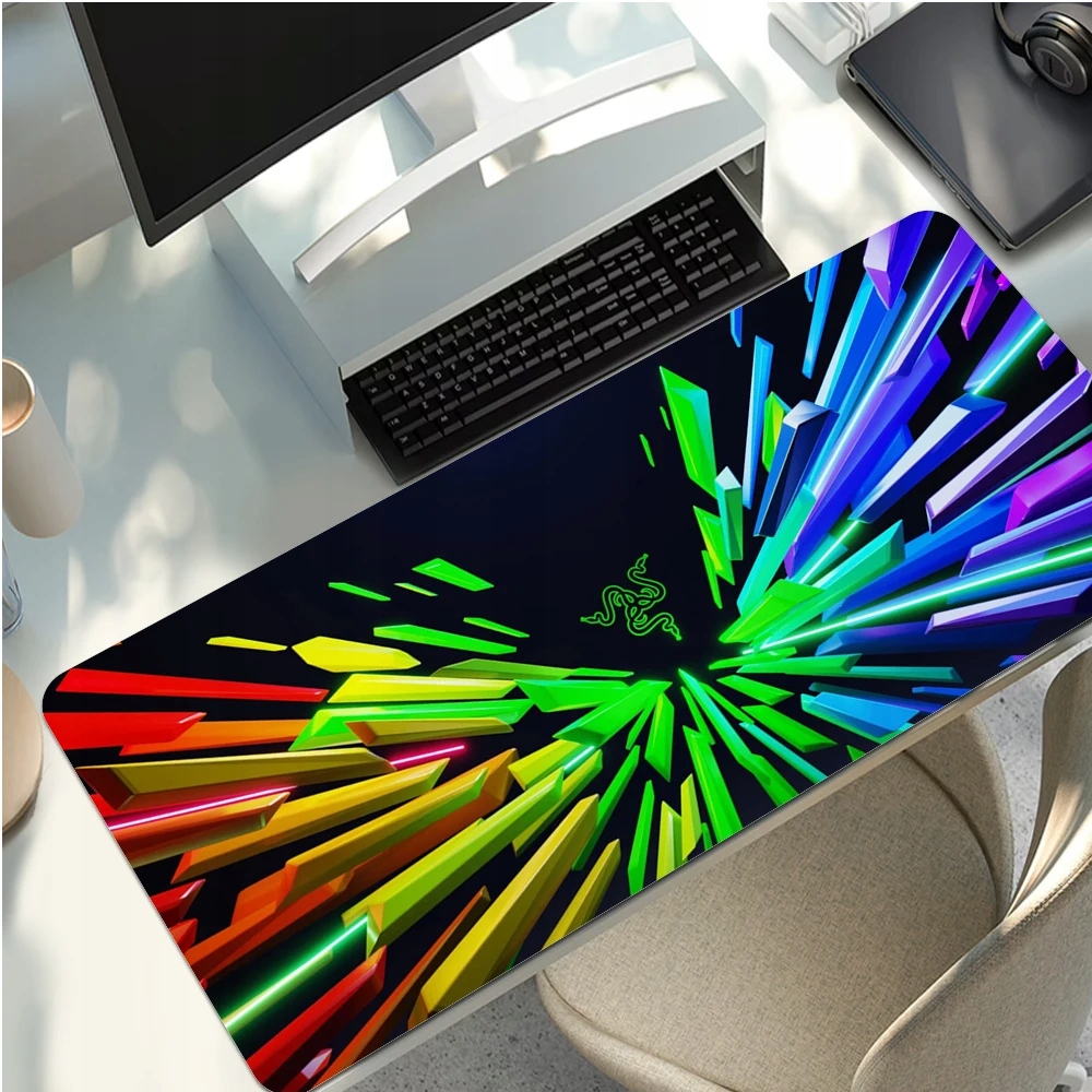 Razer Mouse Pad Anime PC Gamer Completo Computer Table Large XXL Gaming ...