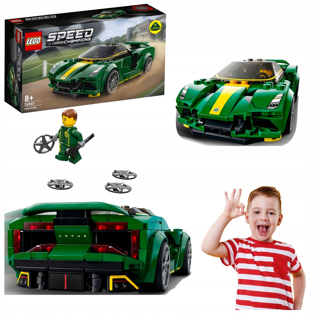 LEGO LOTUS EVIJA WYŚCIGÓWKA SAMOCHÓD SPORTOWY AUTO - 13484647967 ...