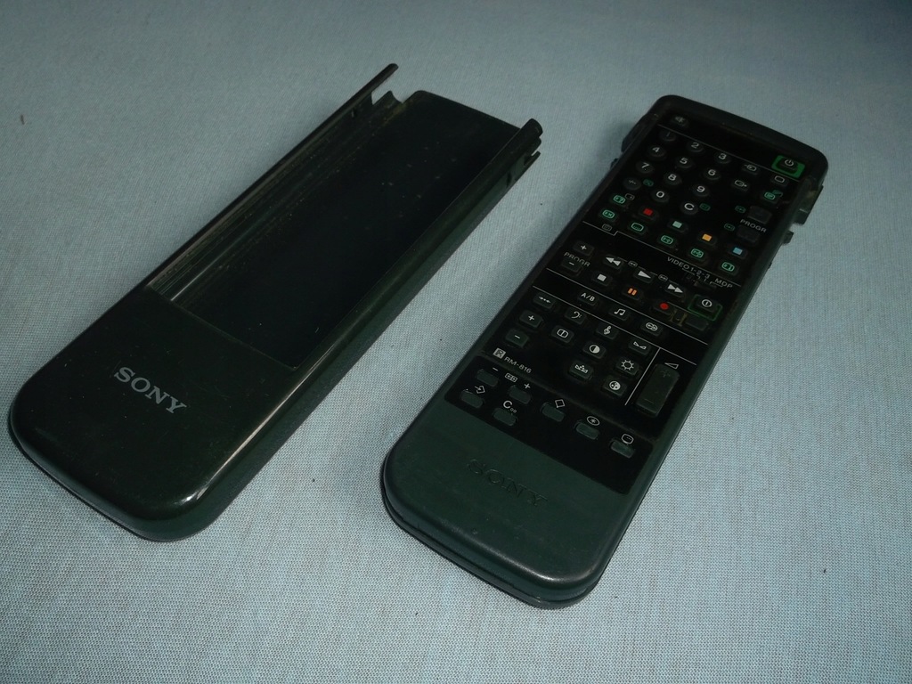 Pilot Sony RM-816 Pilot sony dwustronny -kompletny - 12334510966 - oficjalne archiwum Allegro
