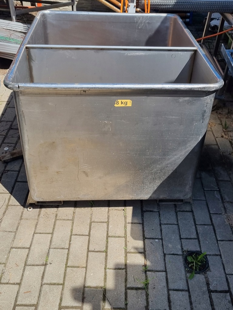 Zbiornik cymber pojemnik nierdzewny - 10812059081 - oficjalne archiwum Allegro