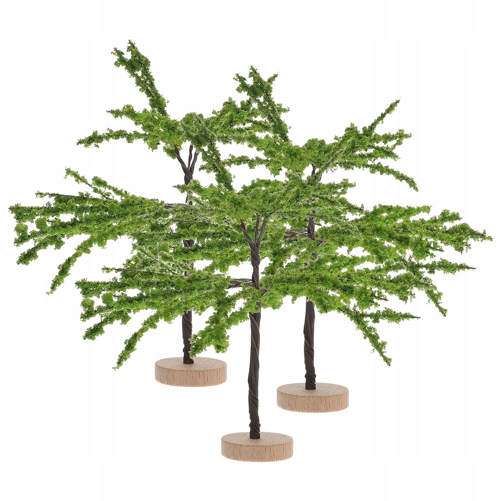 3Pcs Decor Toy Trees Miniature Diorama Tree for - 13582507166 ...