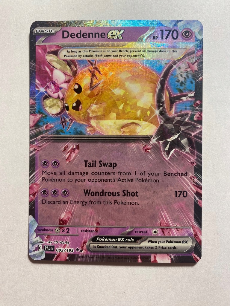Paldea Evolved Ultra Rare 093/193 Dedenne EX - 13807214969 - oficjalne ...