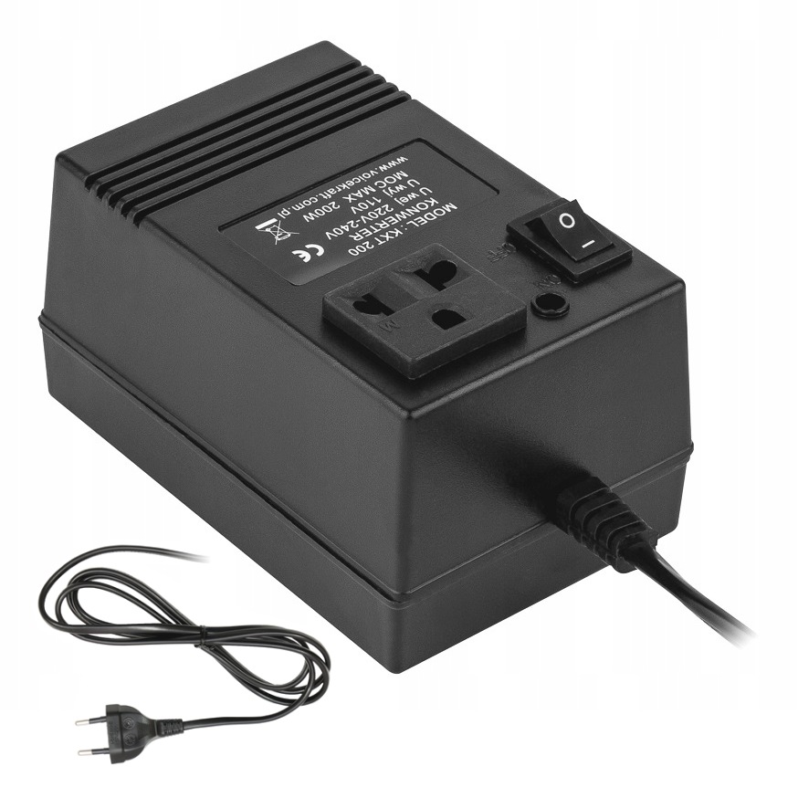 Przetwornica Napięcia Konwerter 230V na 110V 200W - 11255962333 - oficjalne archiwum Allegro