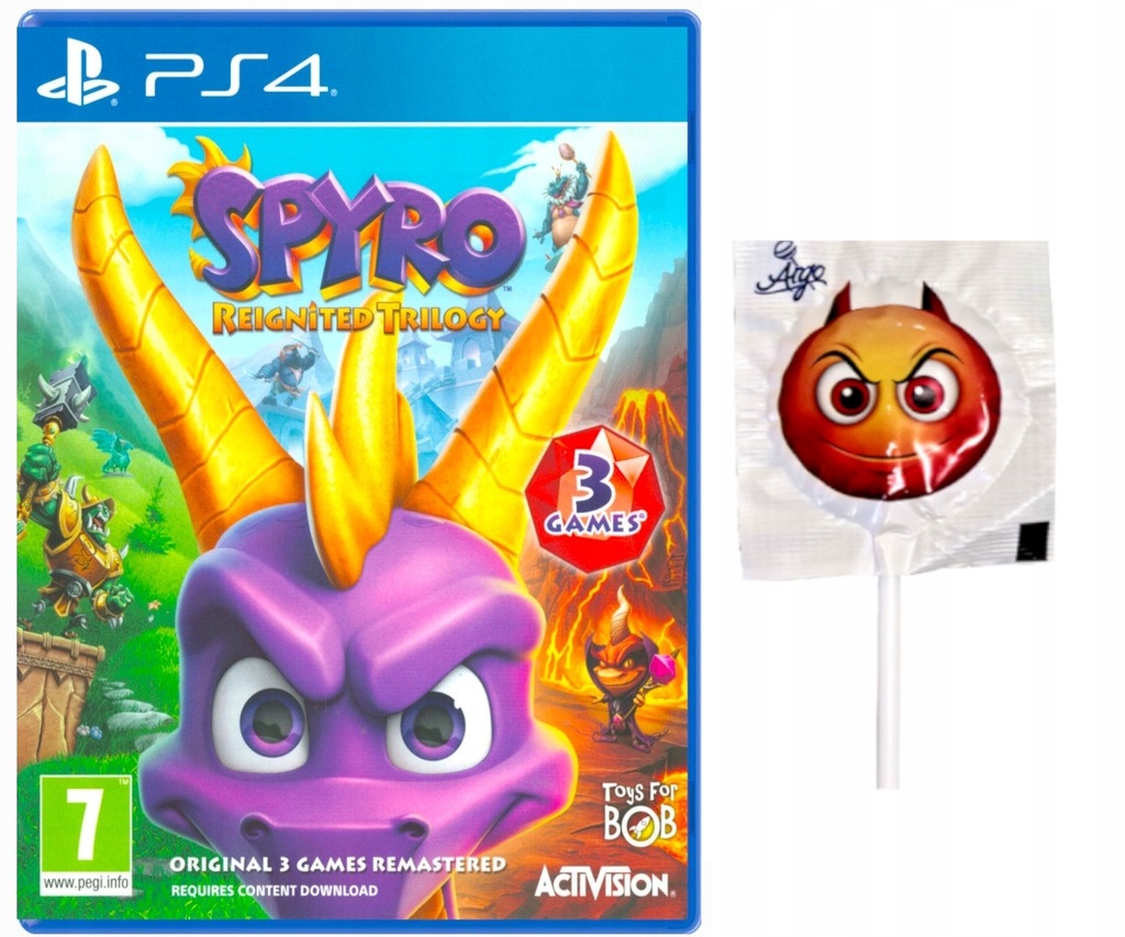 Купить Игра SPYRO REIGNITED TRILOGY Польский дубляж PL PS4: отзывы ...