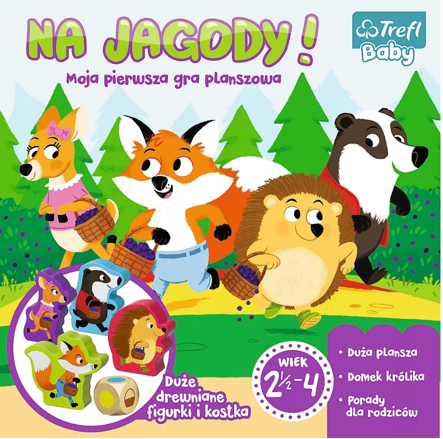 01382 Trefl Na jagody Moja pierwsza gra planszowa - 12705889042 ...