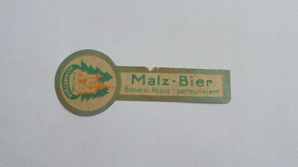 Stara etykieta browar Biskupiec - 13302717955 - oficjalne archiwum Allegro