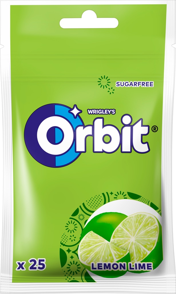 ORBIT Guma LEMON LIMEI TOREBKA 22 szt - 10813773912 - oficjalne ...