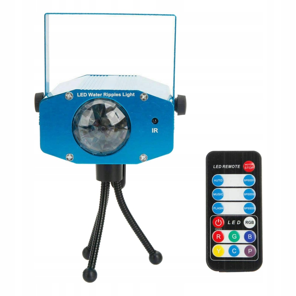 LED Water Ripples Lights Aktywowane dźwiękiem 3 - 12215063402 ...