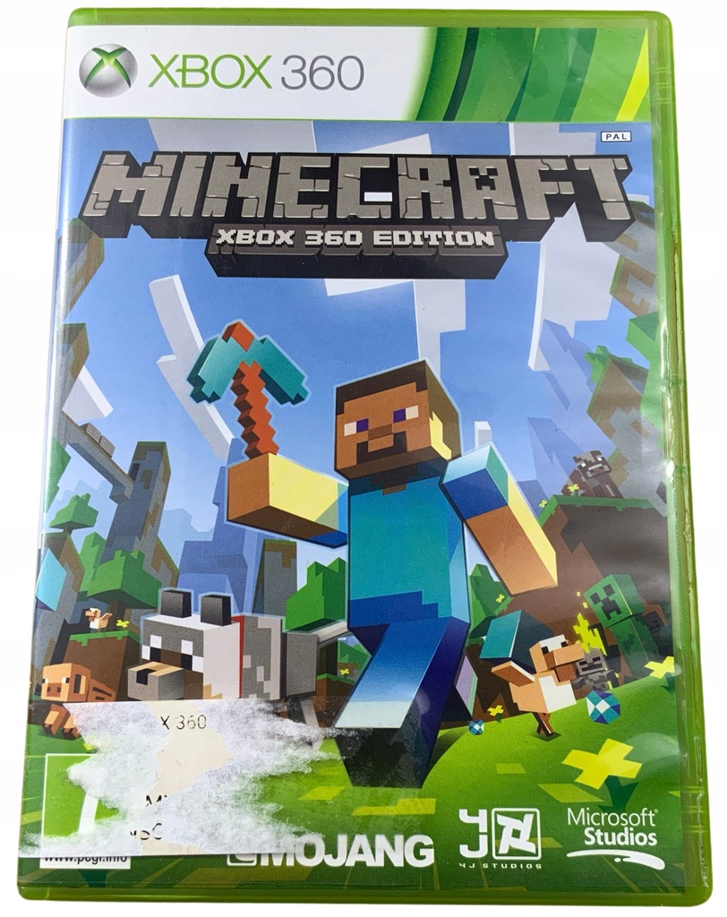 MINECRAFT płyta bdb+ premiera XBOX 360 - 12490111520 - oficjalne ...