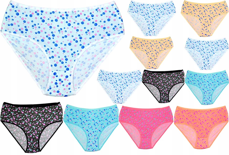 Majtki DUŻE Figi Bambusowe PEŁNE 4XL 12-pak - 12847779474 - oficjalne archiwum Allegro