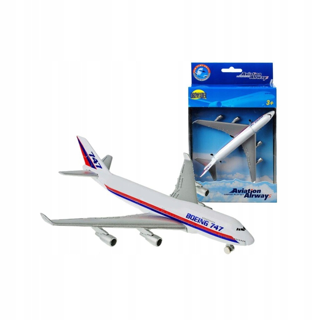 WELLY SAMOLOT BOEING 747 02920 - 12721980584 - oficjalne archiwum Allegro