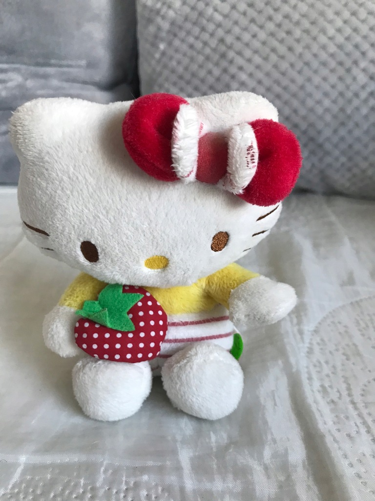 SANRIO -Maskotka HELLO KITTY-14cm - 12391282221 - oficjalne archiwum ...